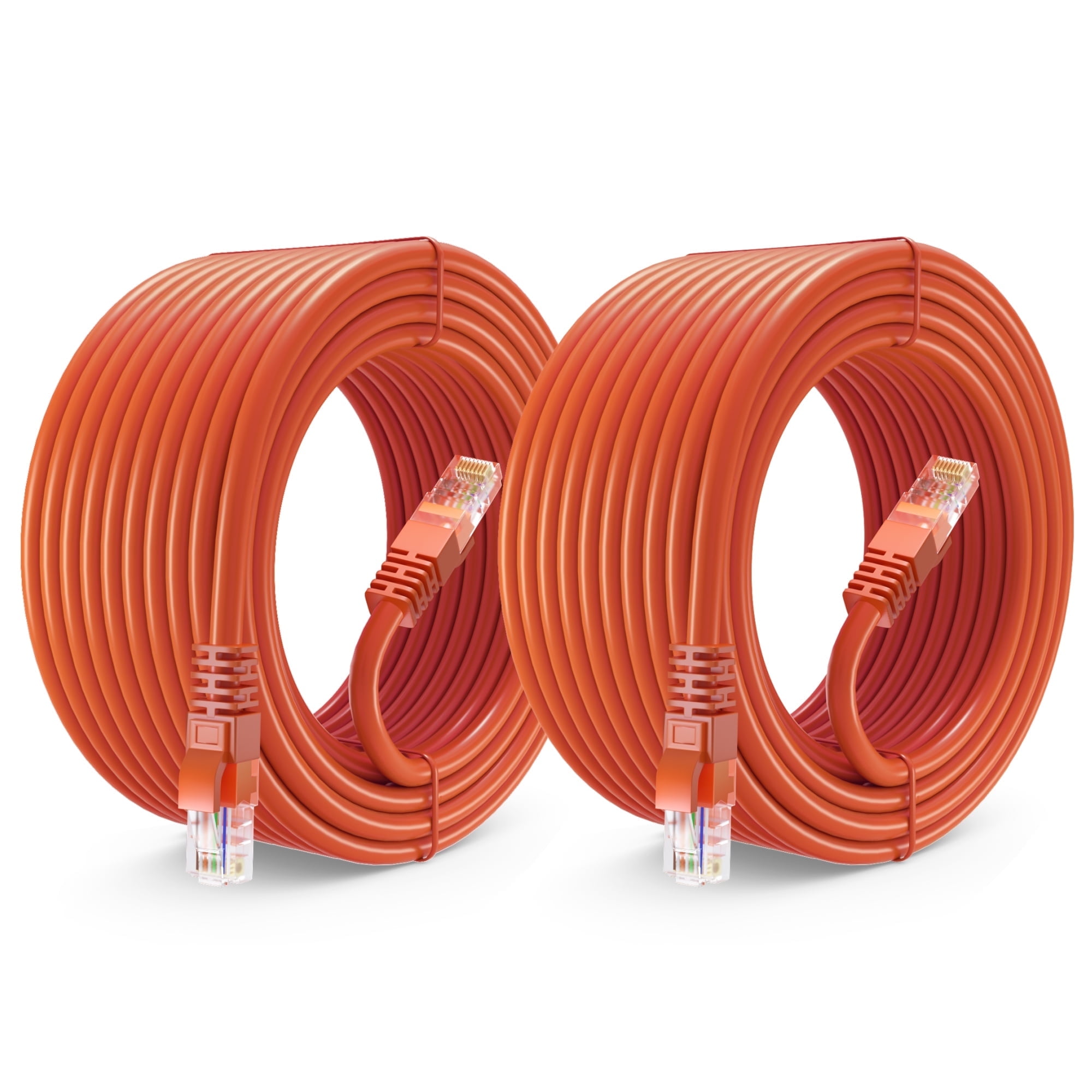 Maximm Cat 6 Ethernet Cable 40 ft (2-Pack) - High-Speed LAN Cable, Internet Cable, Patch Cable ...