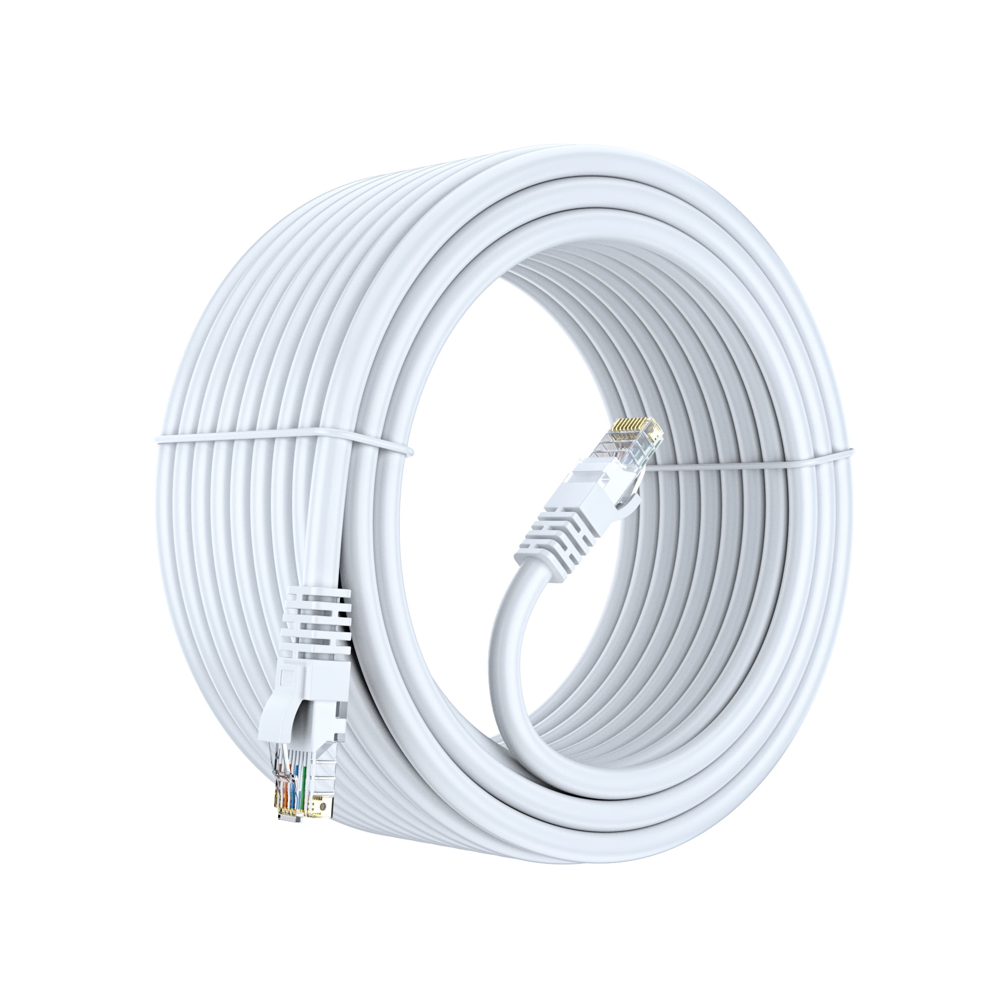 Maximm Cat6 Ethernet Cable - 50 Ft, 100% Pure Copper, LAN, Internet ...
