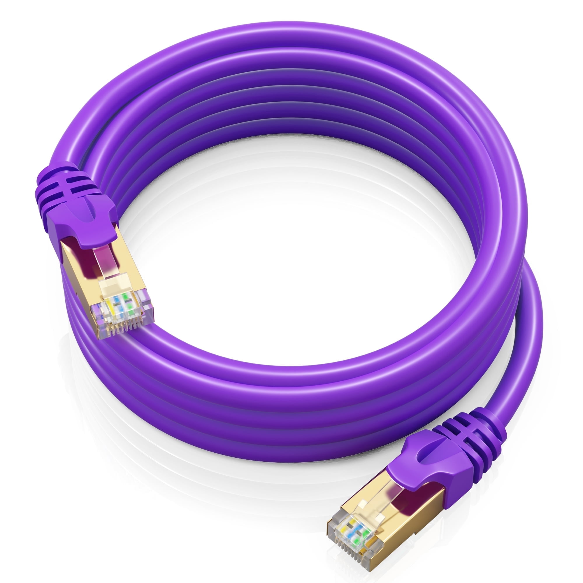 Cat 7 Ethernet Cable 12 ft - High-Speed Cat7 Internet & Network LAN ...