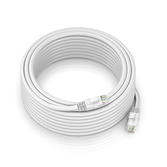 Maximm, Ethernet Cable, 100 ft CAT6 Waterproof Outdoor White - Walmart.com
