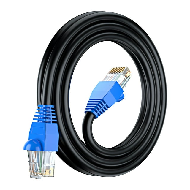 Maximm Ethernet Cable 25 ft CAT6 High Speed Internet Network LAN Cable ...