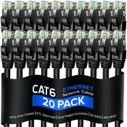 VIVO White 250ft Bulk Cat6 Copper Indoor LAN Ethernet Cable Wire UTP ...