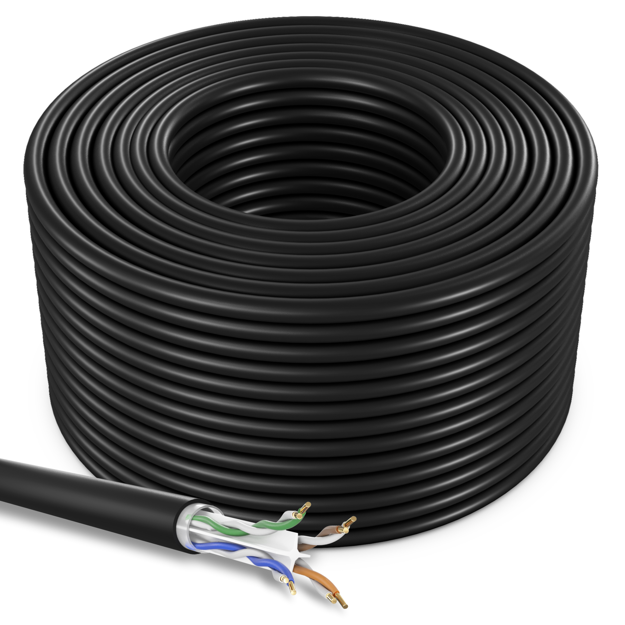 Maximm Ethernet Cable 750 ft CAT6 High Speed Internet Network LAN Cable ...