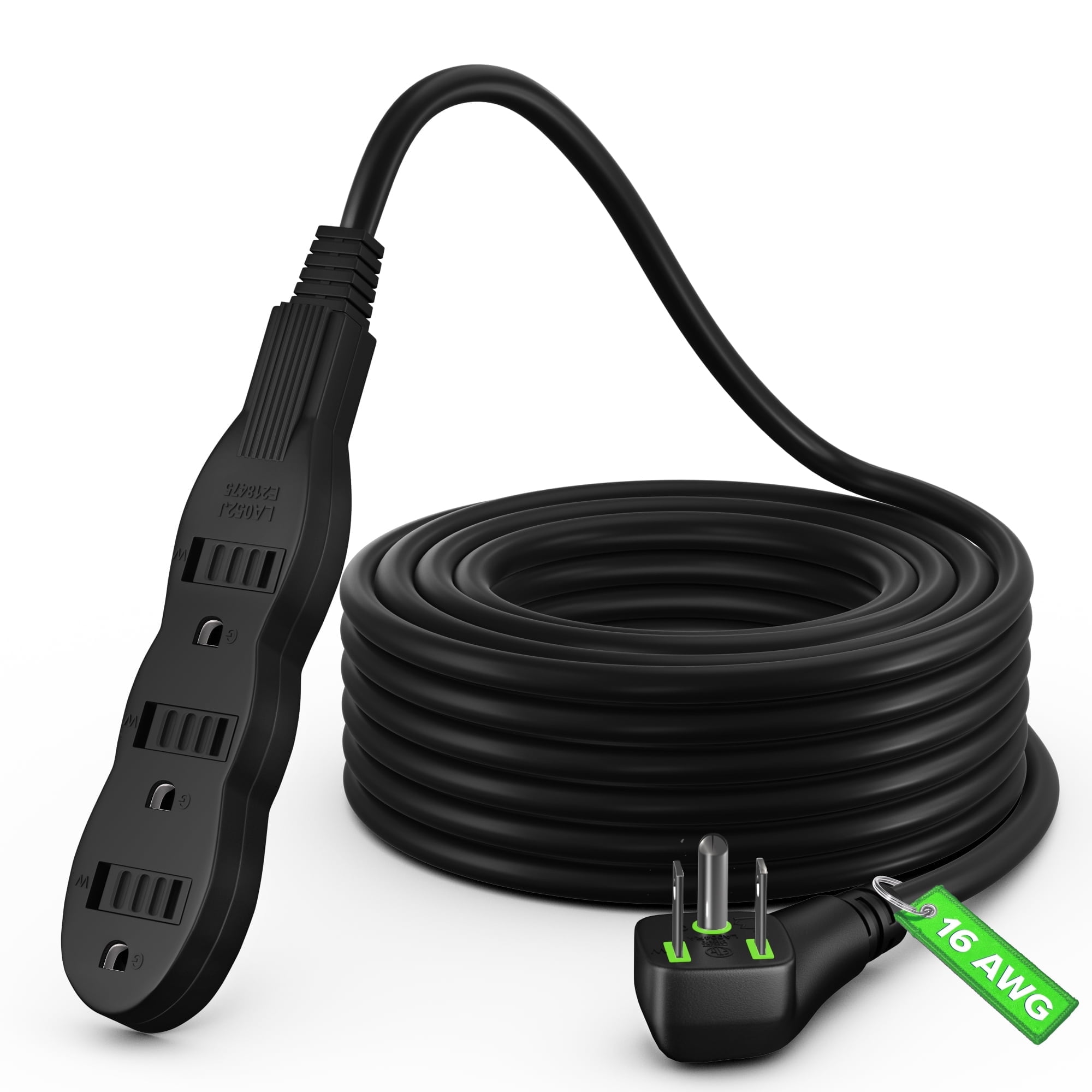 Maximm Extension Cord 25 ft, Extension Cord with Multiple Outlets (3 ...