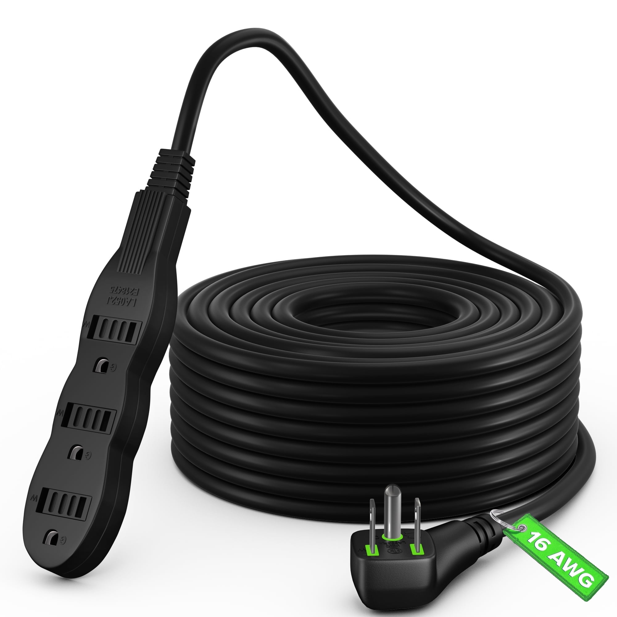 Maximm Extension Cord 50 ft, Extension Cord with Multiple Outlets (3 ...
