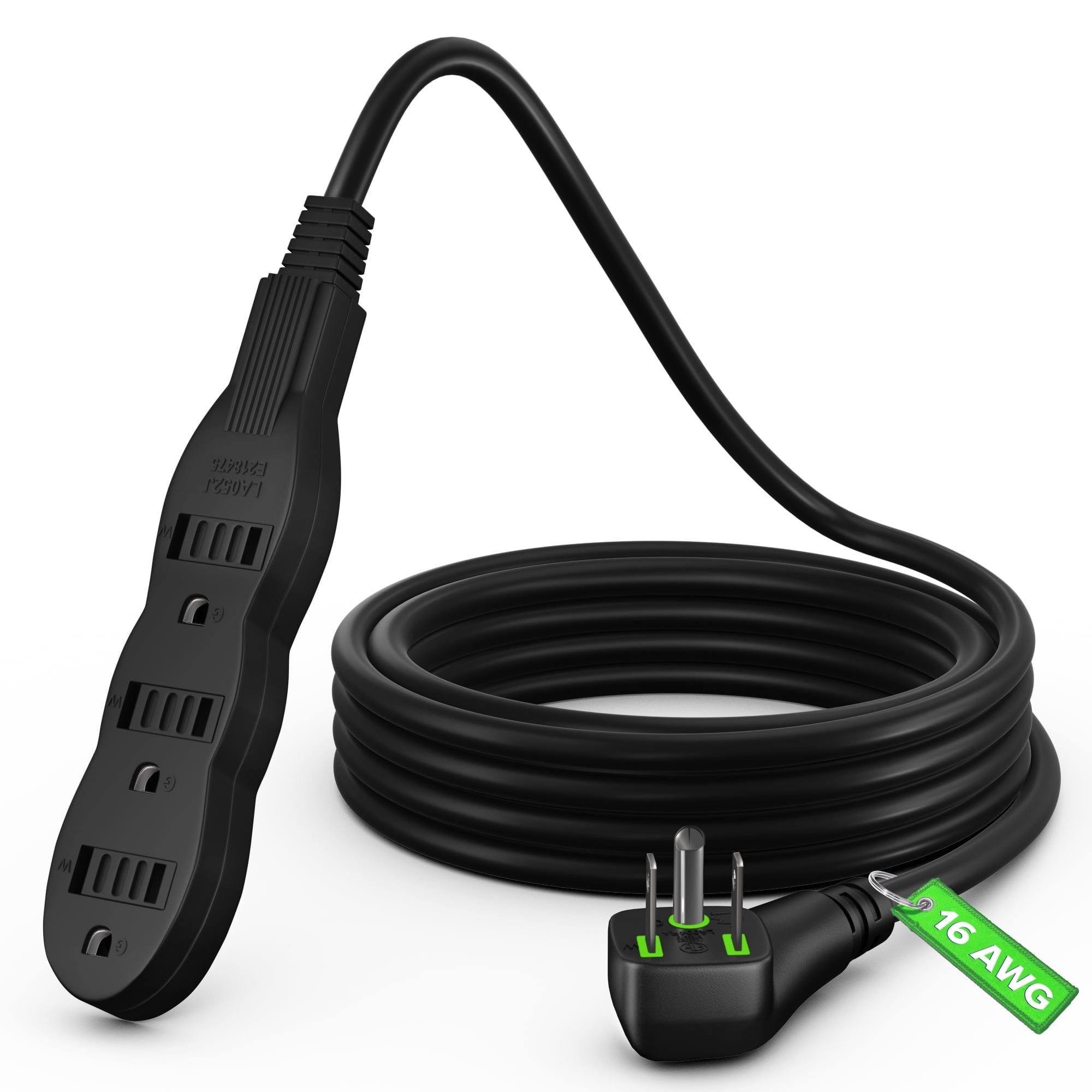 Maximm Extension Cord 8 ft, Extension Cord with Multiple Outlets (3 ...