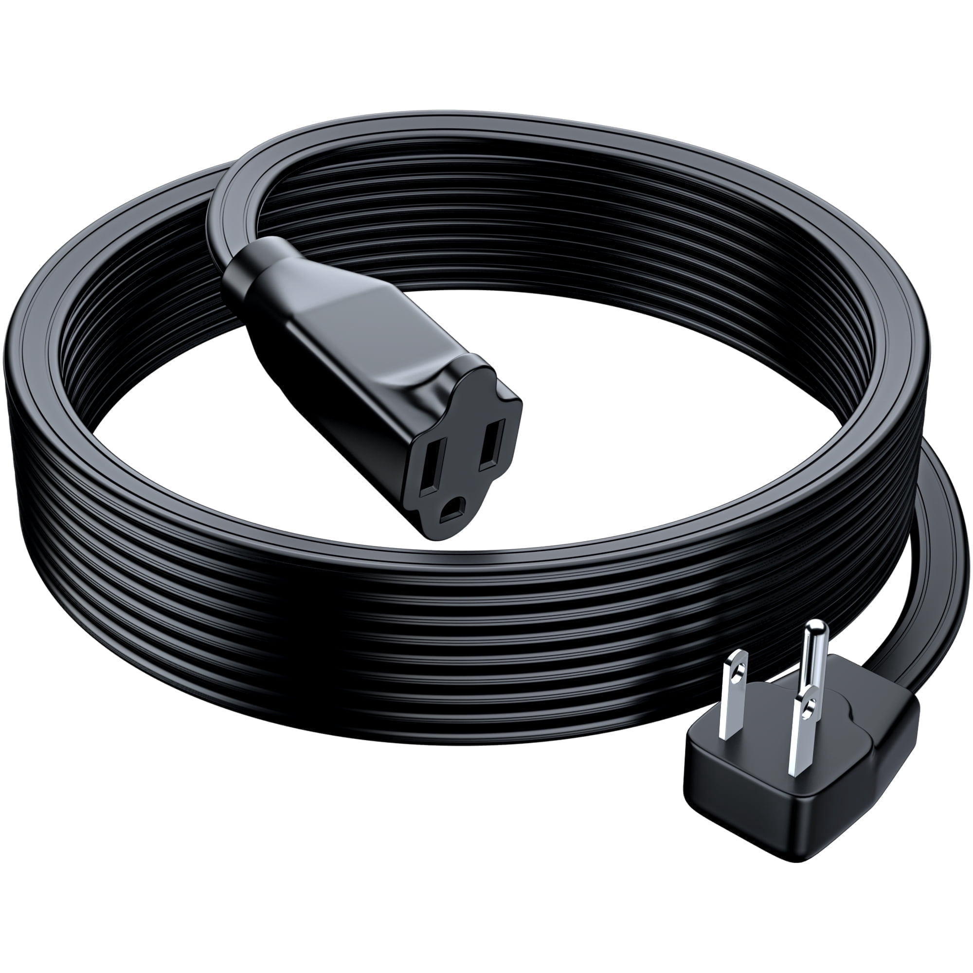 Maximm Extension Cord Heavy Duty (30 Feet) Flat Wire 3-Prong Flat Plug ...