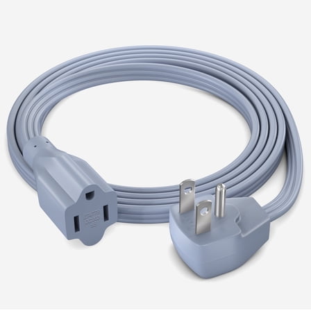 Coleman Cable, Brown 94018907 9401-07 Triple Tap Extension Cord, 6', 6 ...