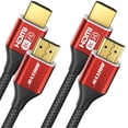 Maximm HDMI 2.1 Cable 12 Feet, Red, 2 pack, 8K 60Hz 4K 120Hz Ultra High ...