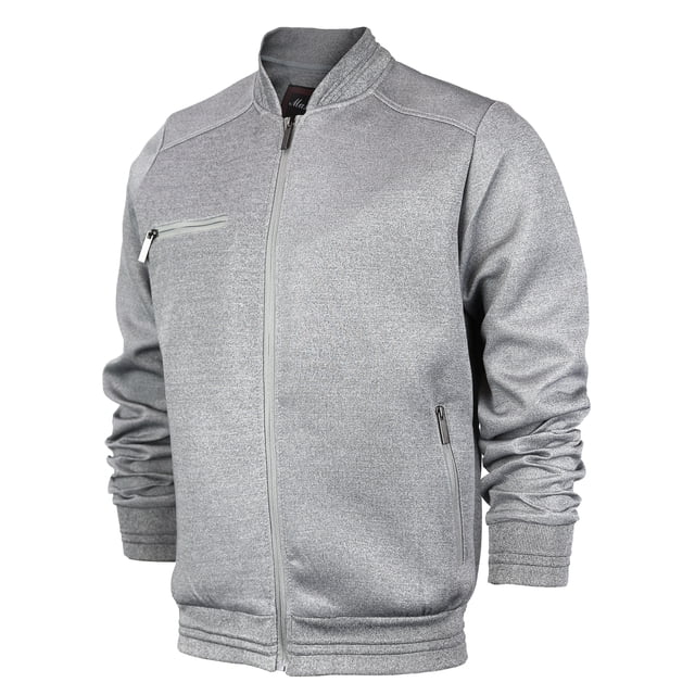 Maximos USA Men's Stylish Lightweight Multi Pocket Mesh Track Bomber ...