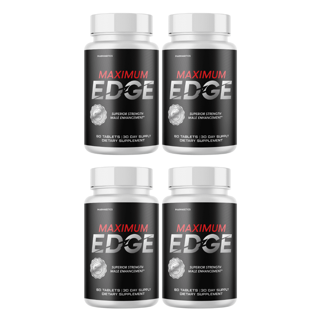 Maximum Edge Superior Strength 4 Bottles 240 Tablets - Walmart.com