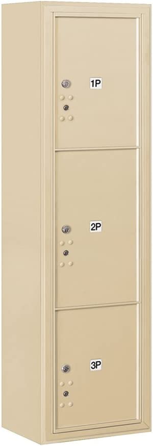 Maximum Height Surface Mounted 4C Horizontal Parcel Locker with 3 ...