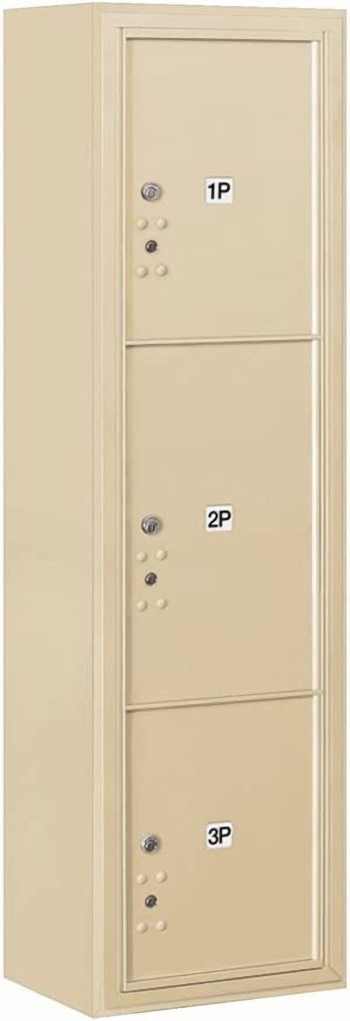 Maximum Height Surface Mounted 4C Horizontal Parcel Locker with 3 ...