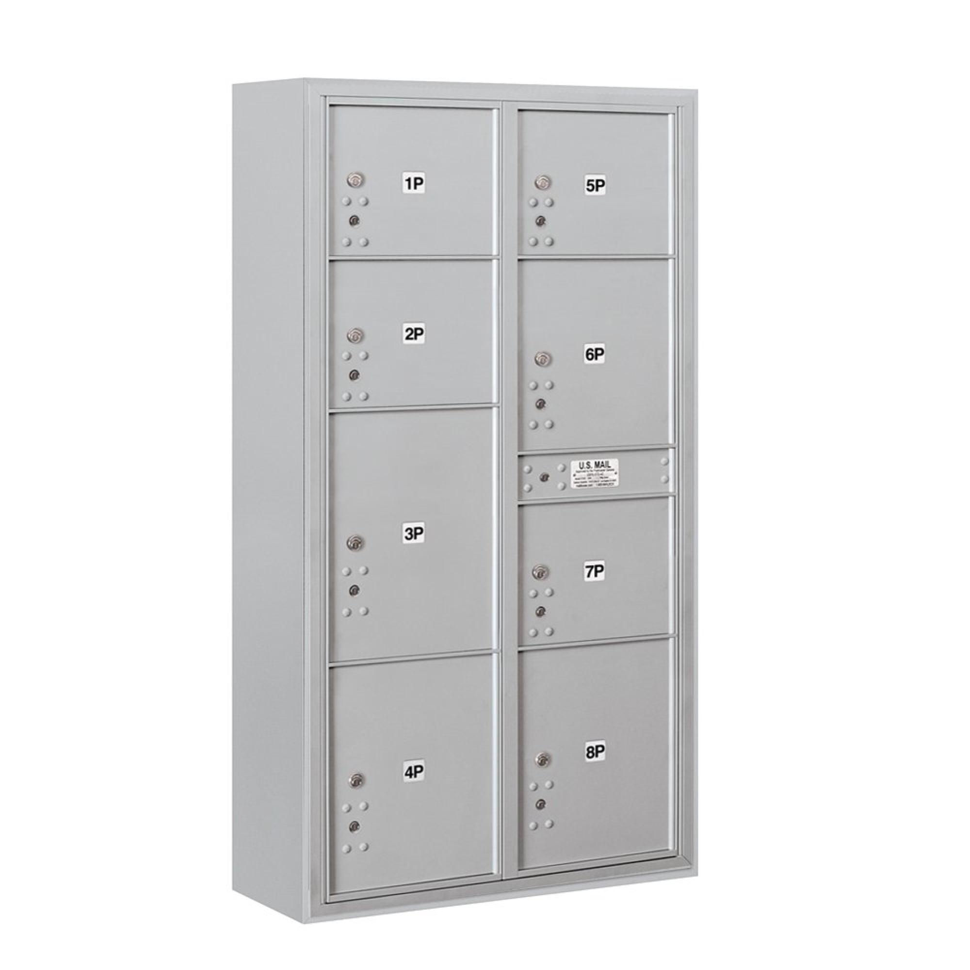 Maximum Height Surface Mounted 4C Horizontal Parcel Locker with 8 ...