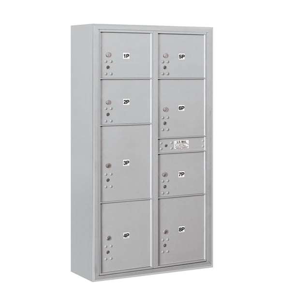 Maximum Height Surface Mounted 4C Horizontal Parcel Locker with 8 ...