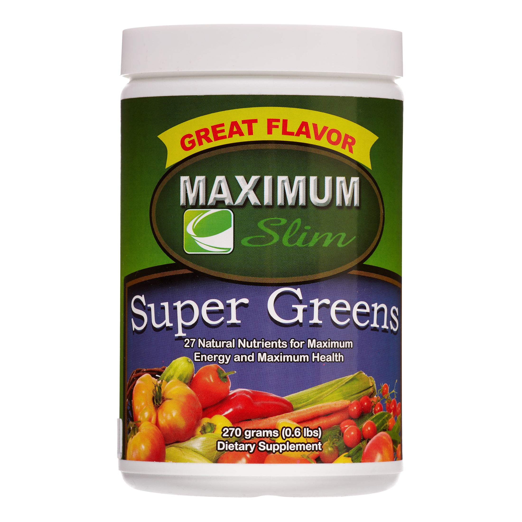 Maximum Slim Fat Burning Supergreens with 27 Natural nutrients for ...