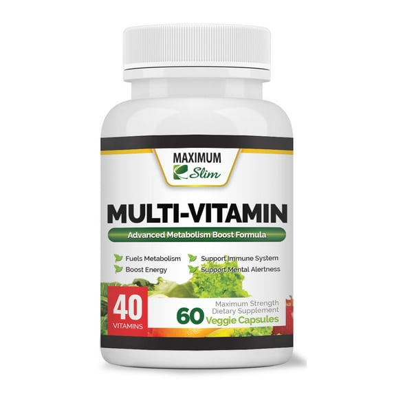 Maximum Slim Multi-Vitamin for Immune System, 60 Count - Walmart.com