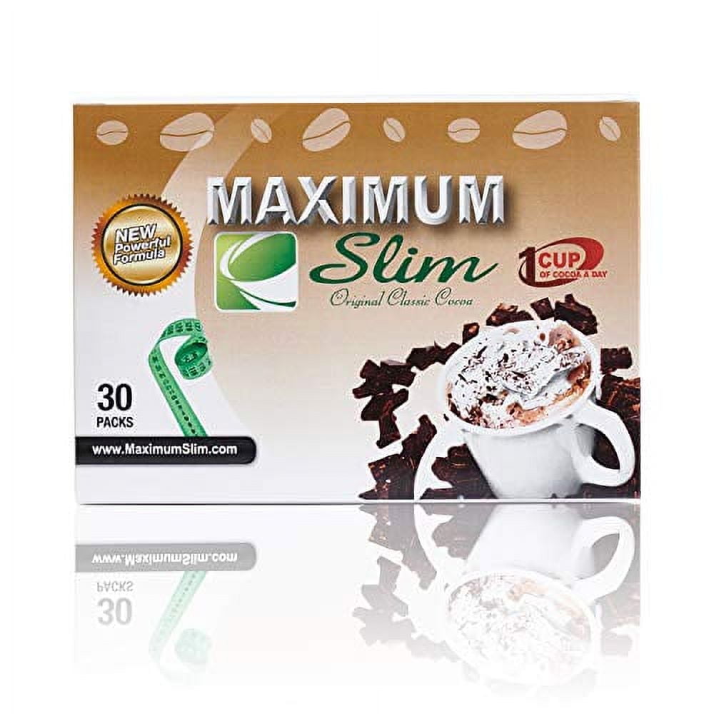 MAXIMUM Slim Premium Cocoa, Weight Loss Drink, Herbal Blend, Supports ...
