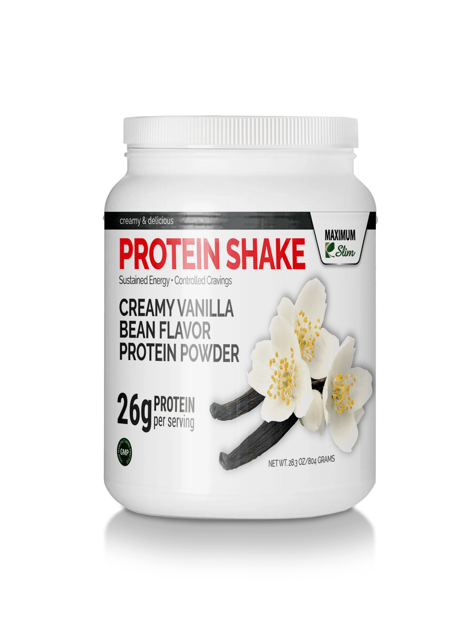 Maximum Slim Whey Protein, Creamy Vanilla Bean - 26g - Walmart.com
