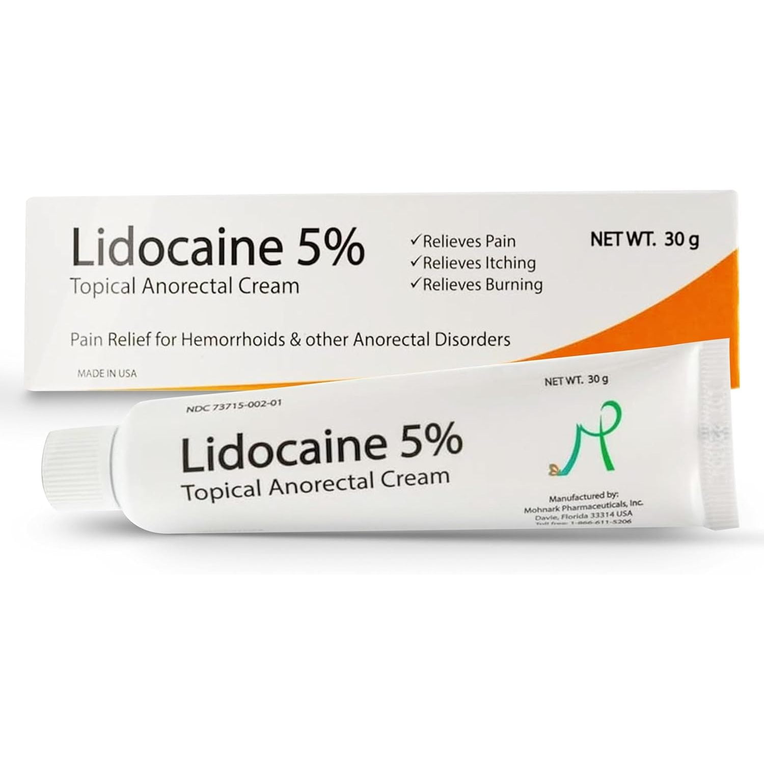 Maximum Strength Lidocaine 5% Topical Anorectal Numbing Cream, with Vitamin E | Hemorrhoid ...