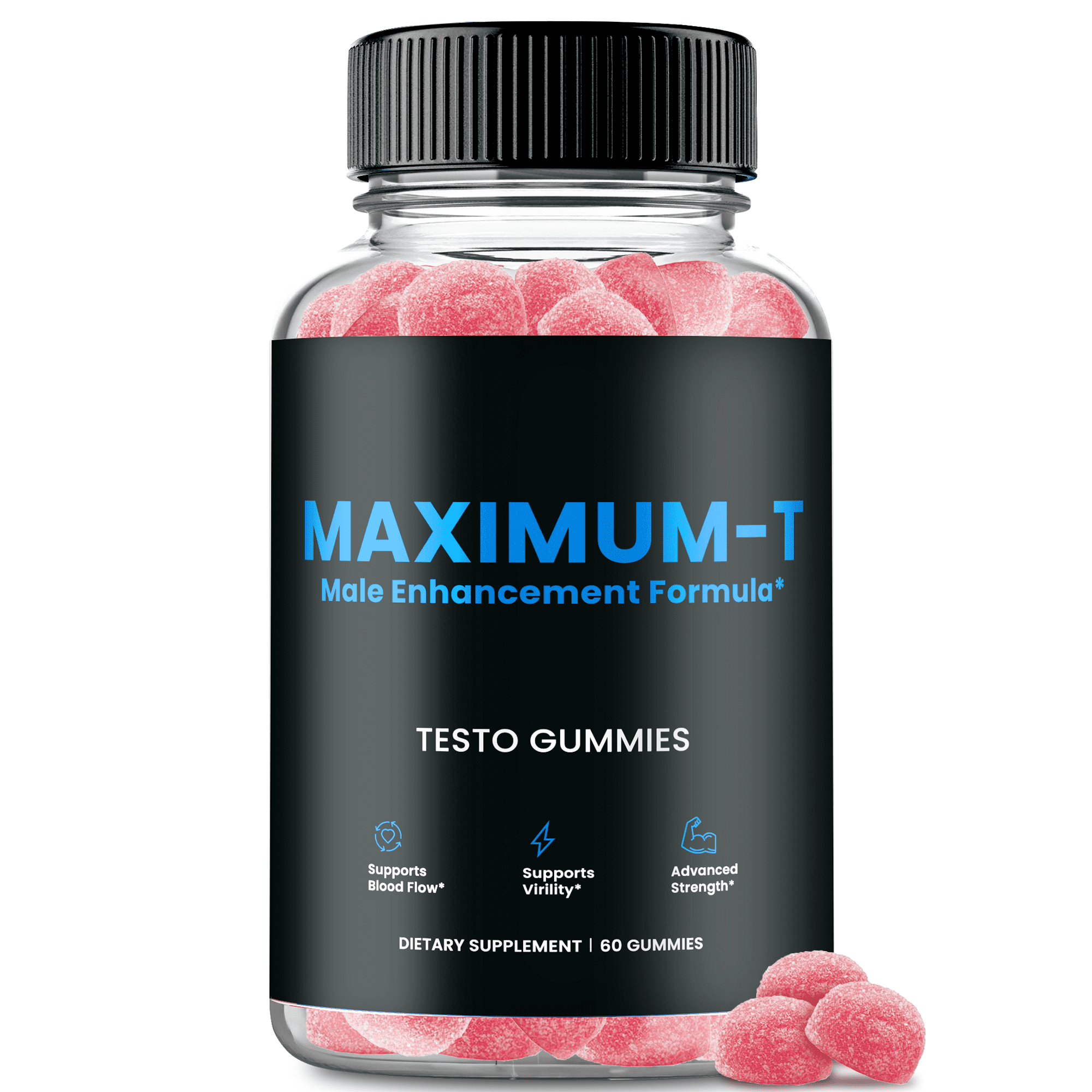 Maximum-T Male Gummies, Maximum T Supplement Gummies - Maximum Strength ...