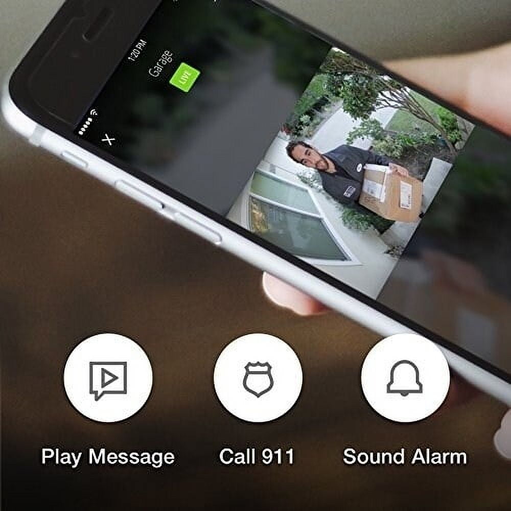 Maximus Smart Home Security Outdoor Light & Camera - Traditional Black ...