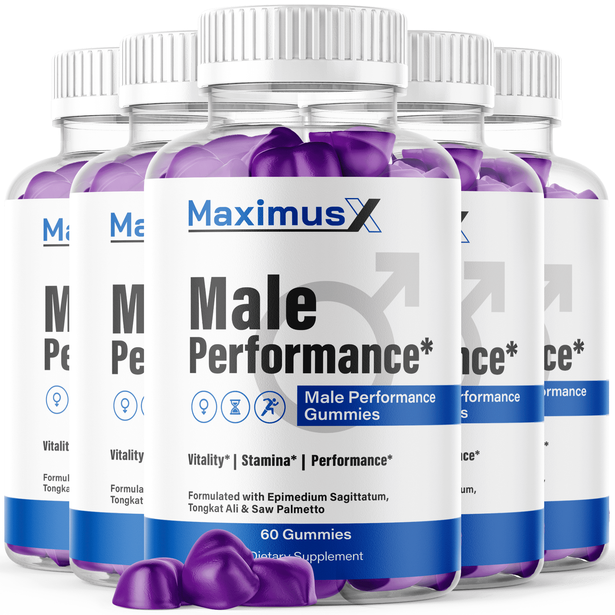 Maximus X Gummies Advanced Formula All Natural Vitamin Supplement ...
