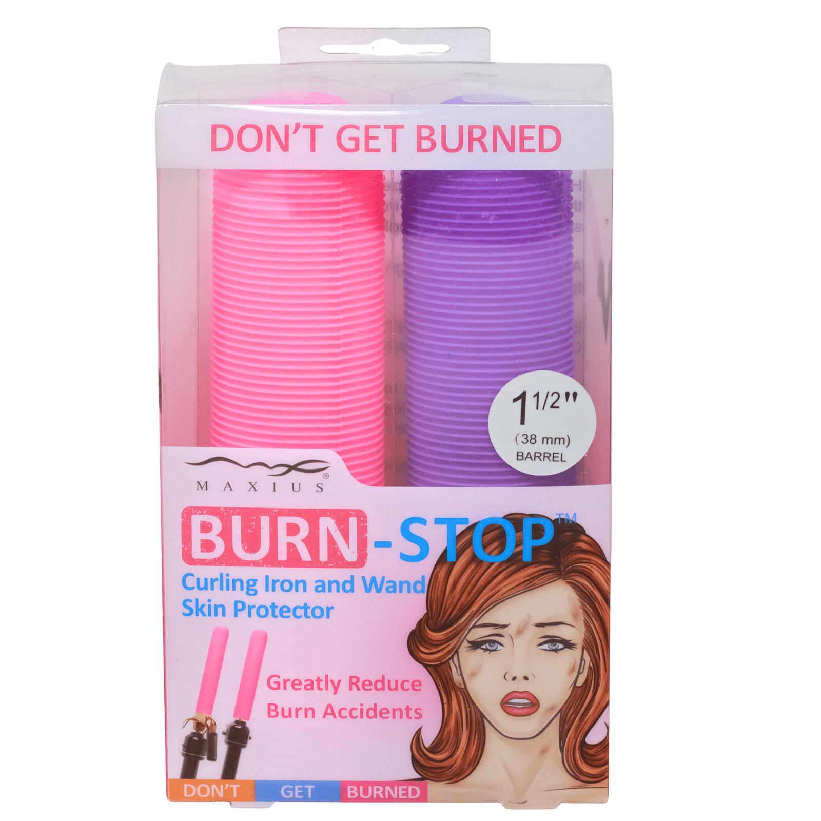 Maxius Burn-Stop 1 1/2" (38mm Barrel) Curling Iron and Wand Skin ...