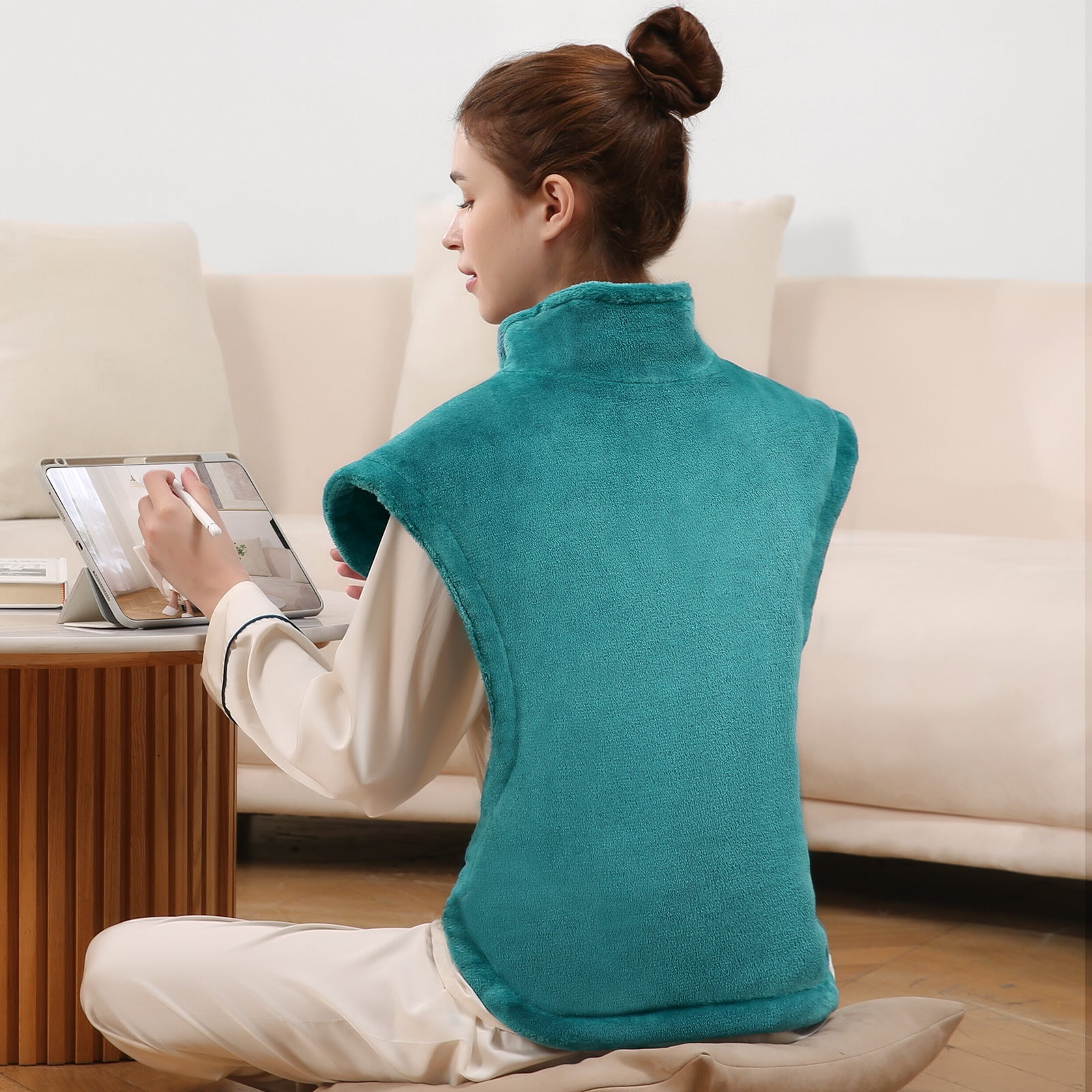 Maxkare Large Heating Pad with 4 Heat Settings & Auto Shut-off, for ...