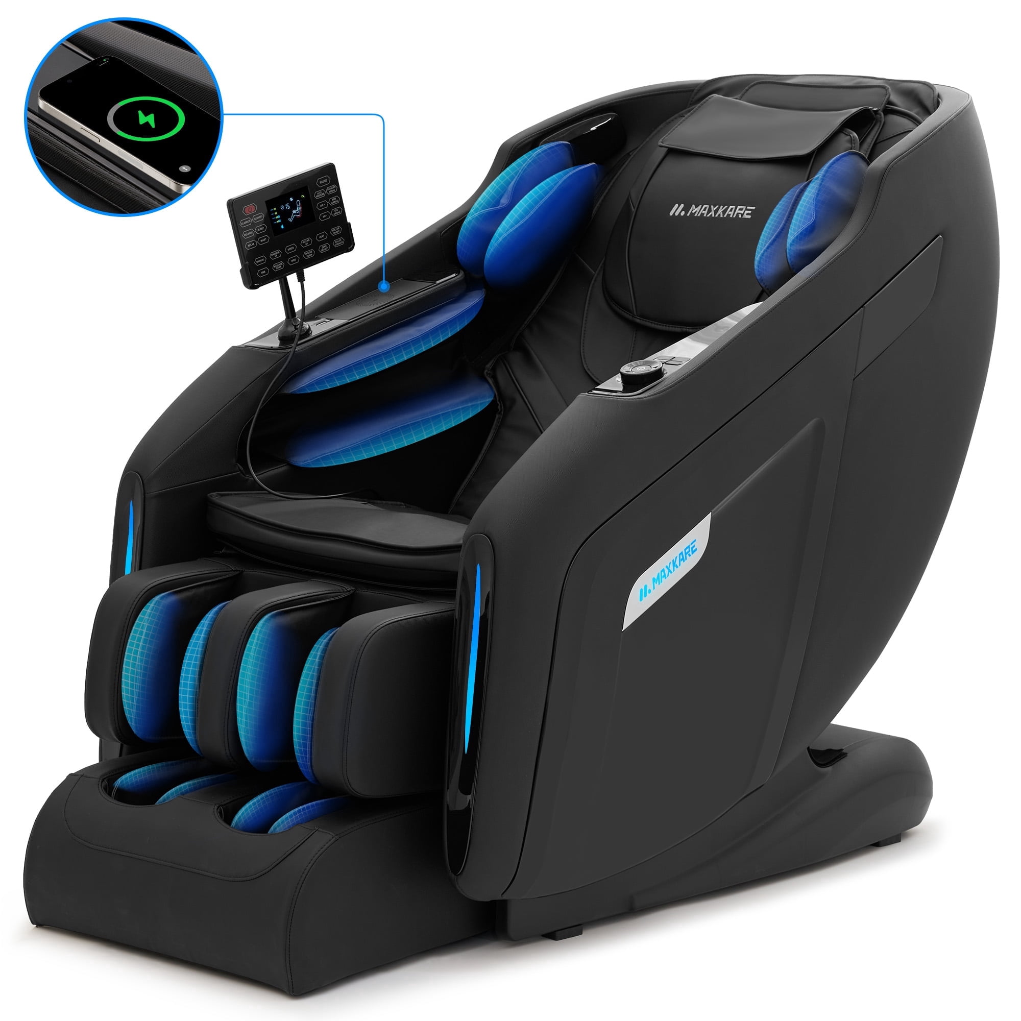 MaxKare Massage Chair Full Body, Zero Gravity, SL-Track Shiatsu Massage ...