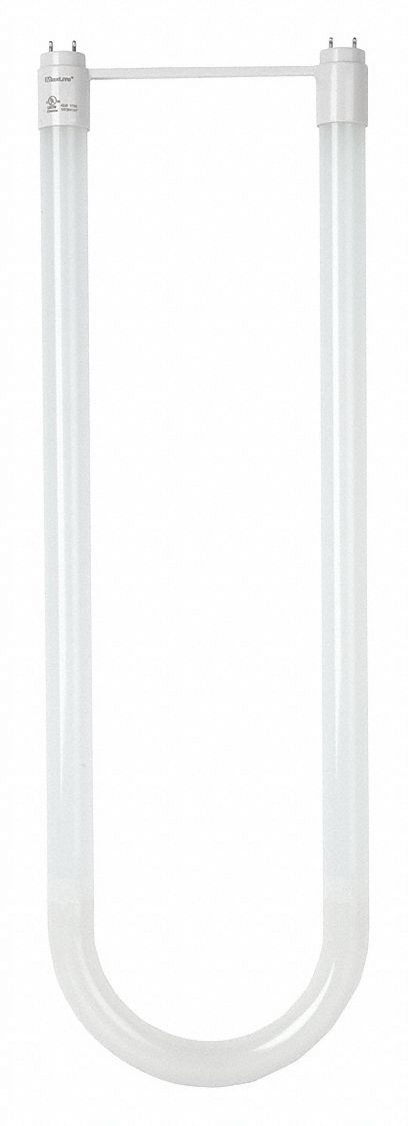 Maxlite U-Shaped LED,13 W,T8,Medium Bi-Pin (G13) U13T8DF240 - Walmart.com