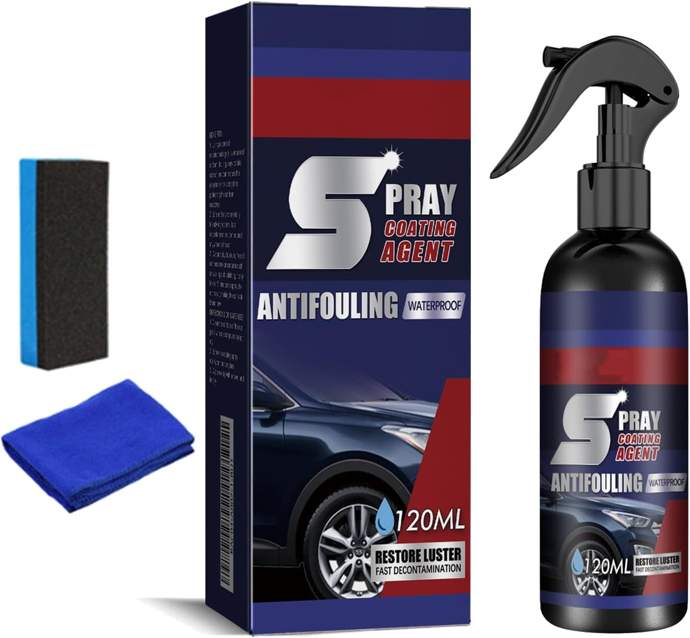 Maxlone Car Spray, Maxlone Multi-functional Coating Renewal Agent Spray, Zenora Coating Agent ...
