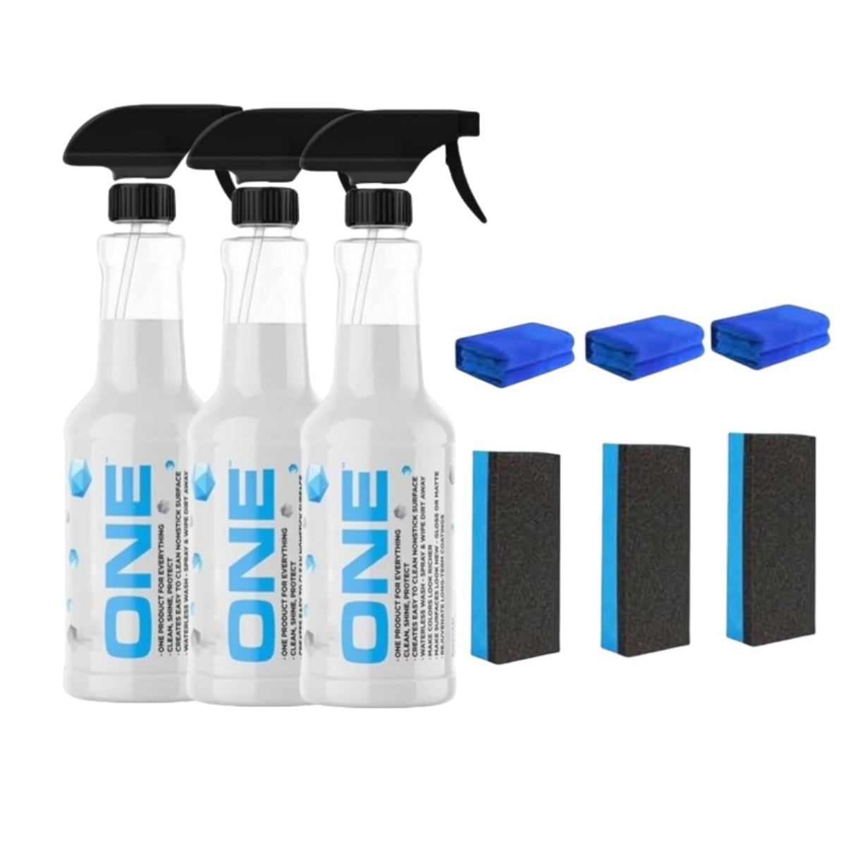 Maxlone Car Spray Set, 120ml Car Spray with Triphene, Quick Spray & Wipe All Purpose Waterless ...