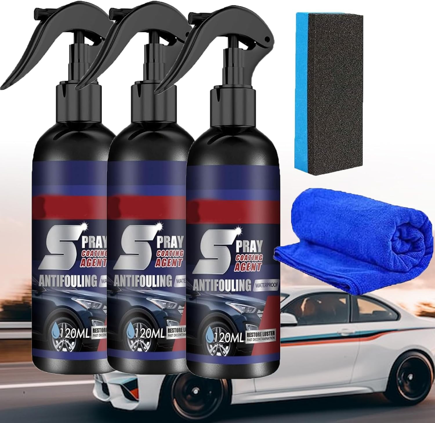 Maxlone Car Spray Triphene, Multi Functional Coating Renewal Agent ...