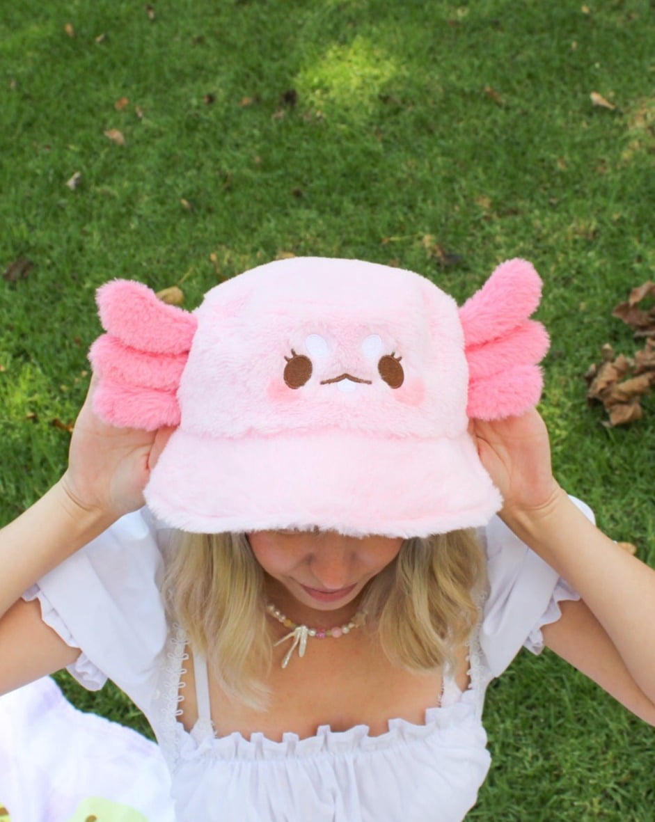 Maxolotl the Axolotol Fuzzy Bucket Hat - Walmart.com