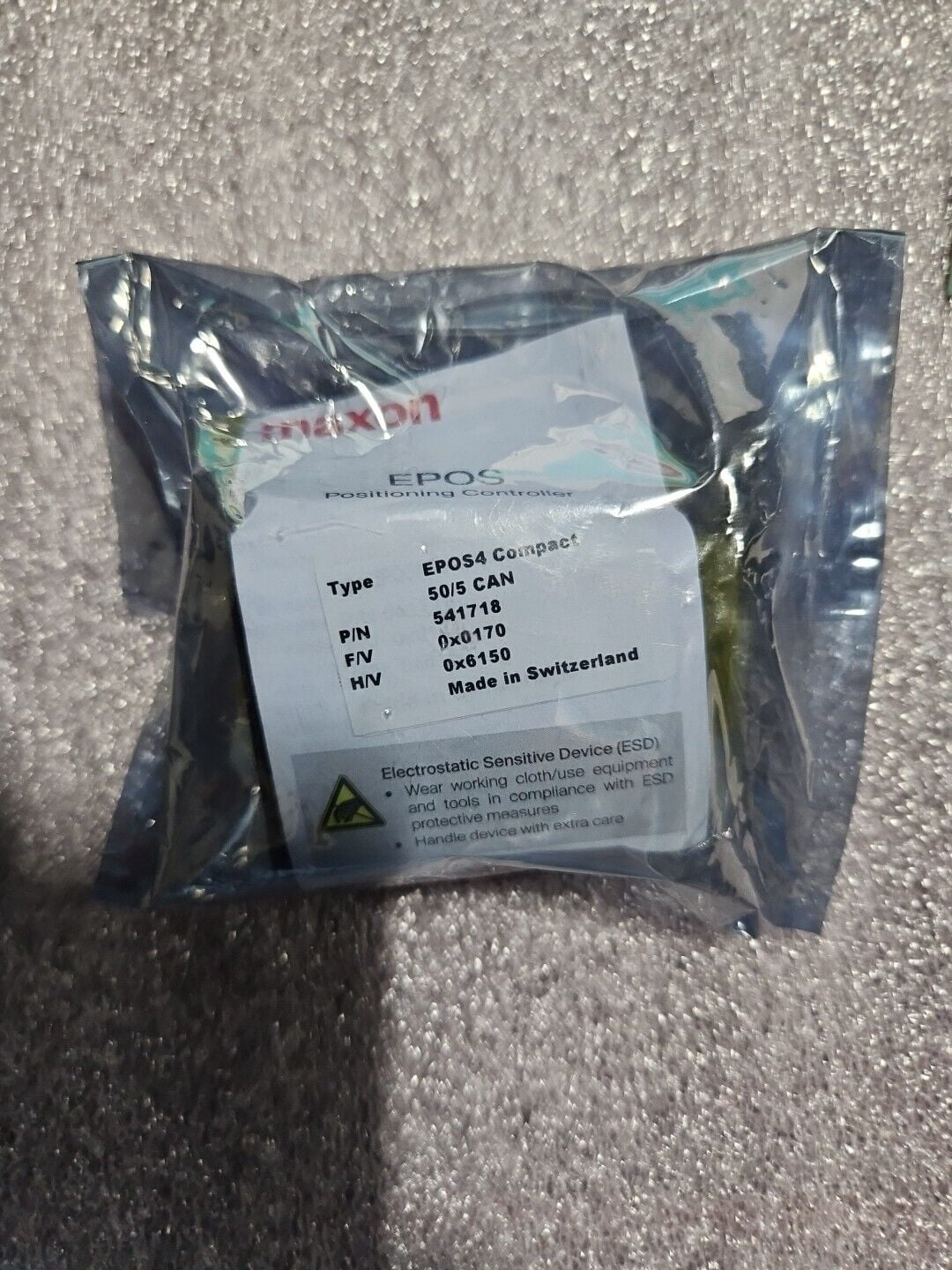 Maxon 541718 EPOS4 Compact 50/5 CAN Digital Positioning Controller, 5A, 10-50VDC - Walmart.com