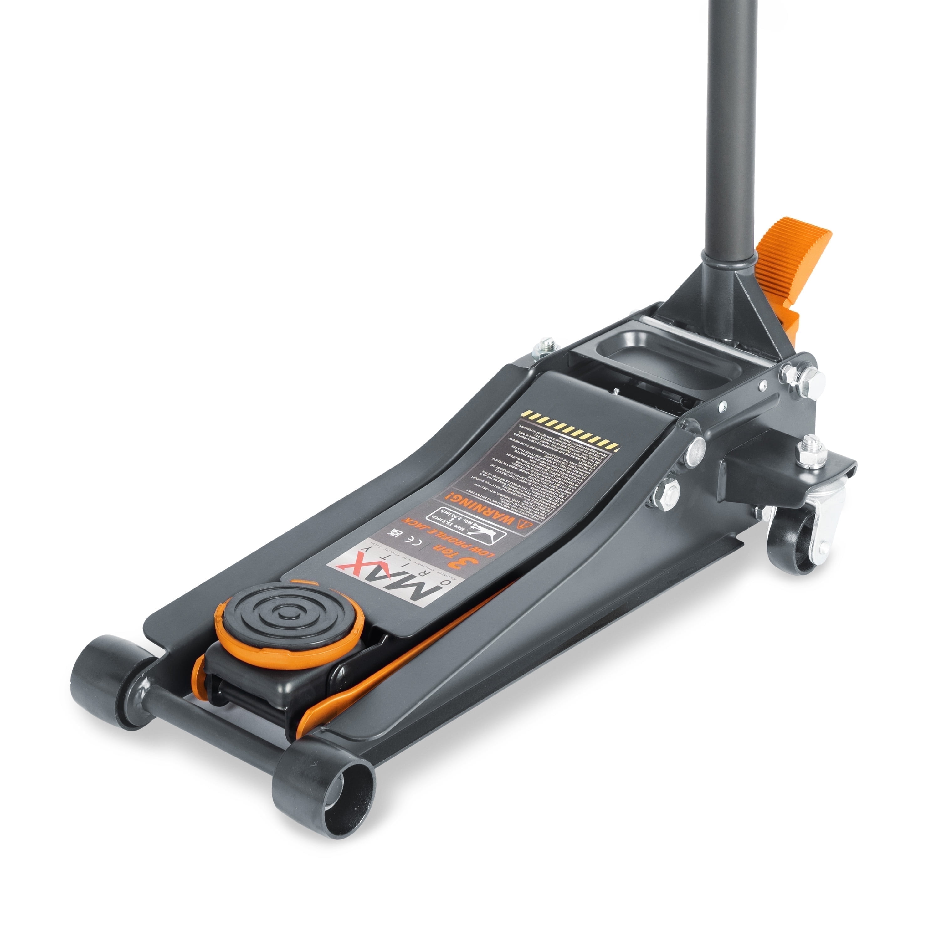 Maxority 3 Ton Long-Reach Low-Profile Professional Floor Jack with DUAL ...
