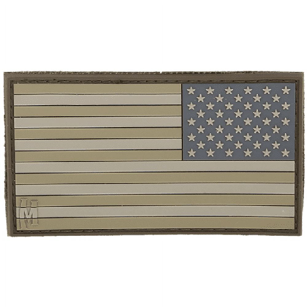 Maxpedition PVC PATCH:US2RA Reverse USA Flag Patch Large 3"x1.7" Arid - Walmart.com