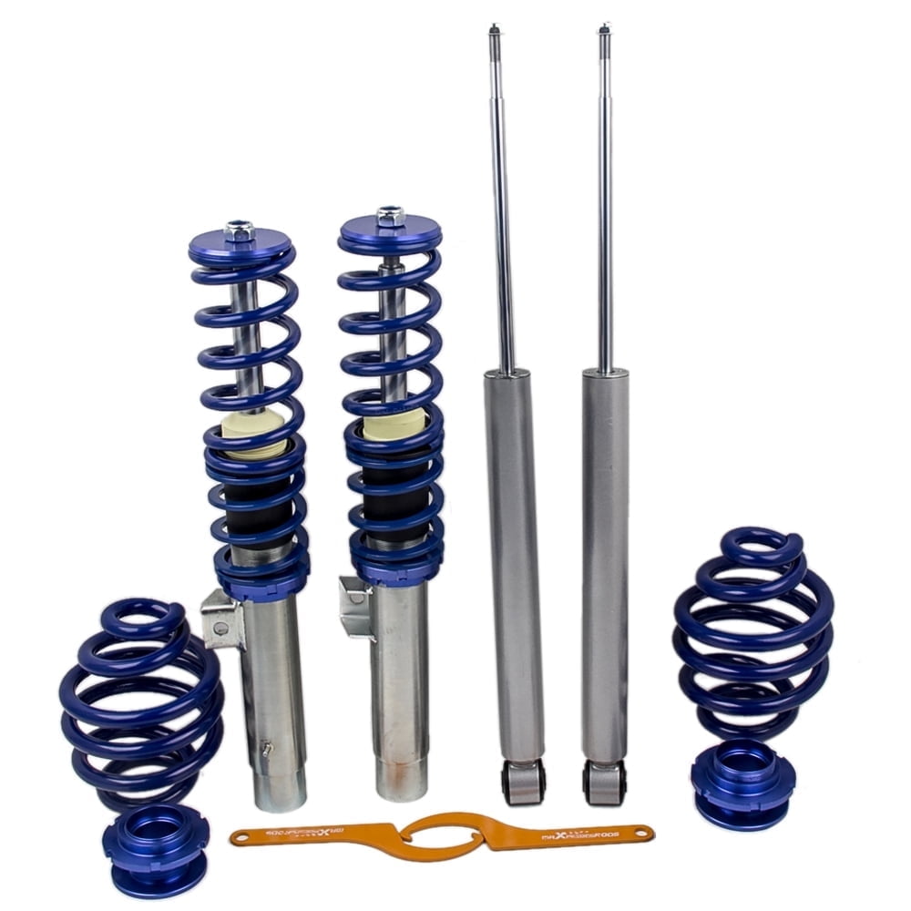 Maxpeedingrods 2 Front + 2 Rear ShockS Coilover Kits for BMW E46 3 ...