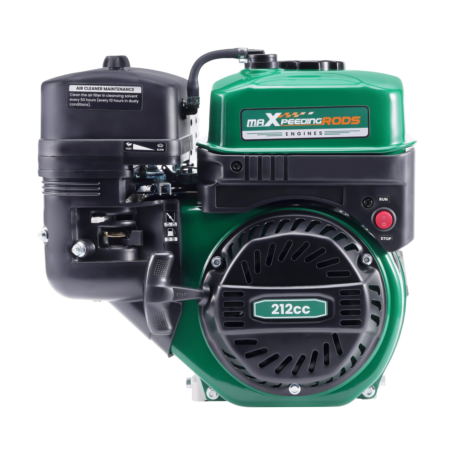 Maxpeedingrods 212cc 4-Stroke 7HP Gas Engine Motor Recoil Start ...