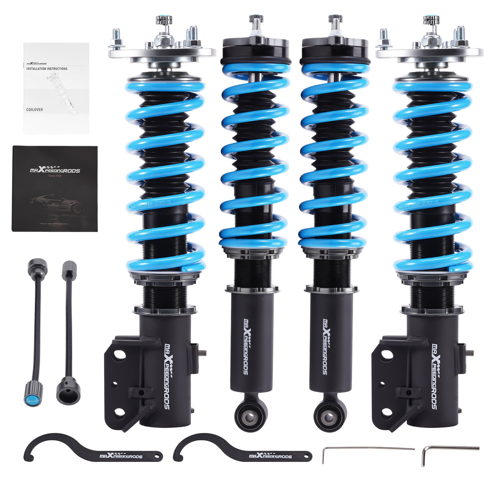 Maxpeedingrods 24 Levels Damper Adjustable Coilovers For Lancer EVO X10 ...
