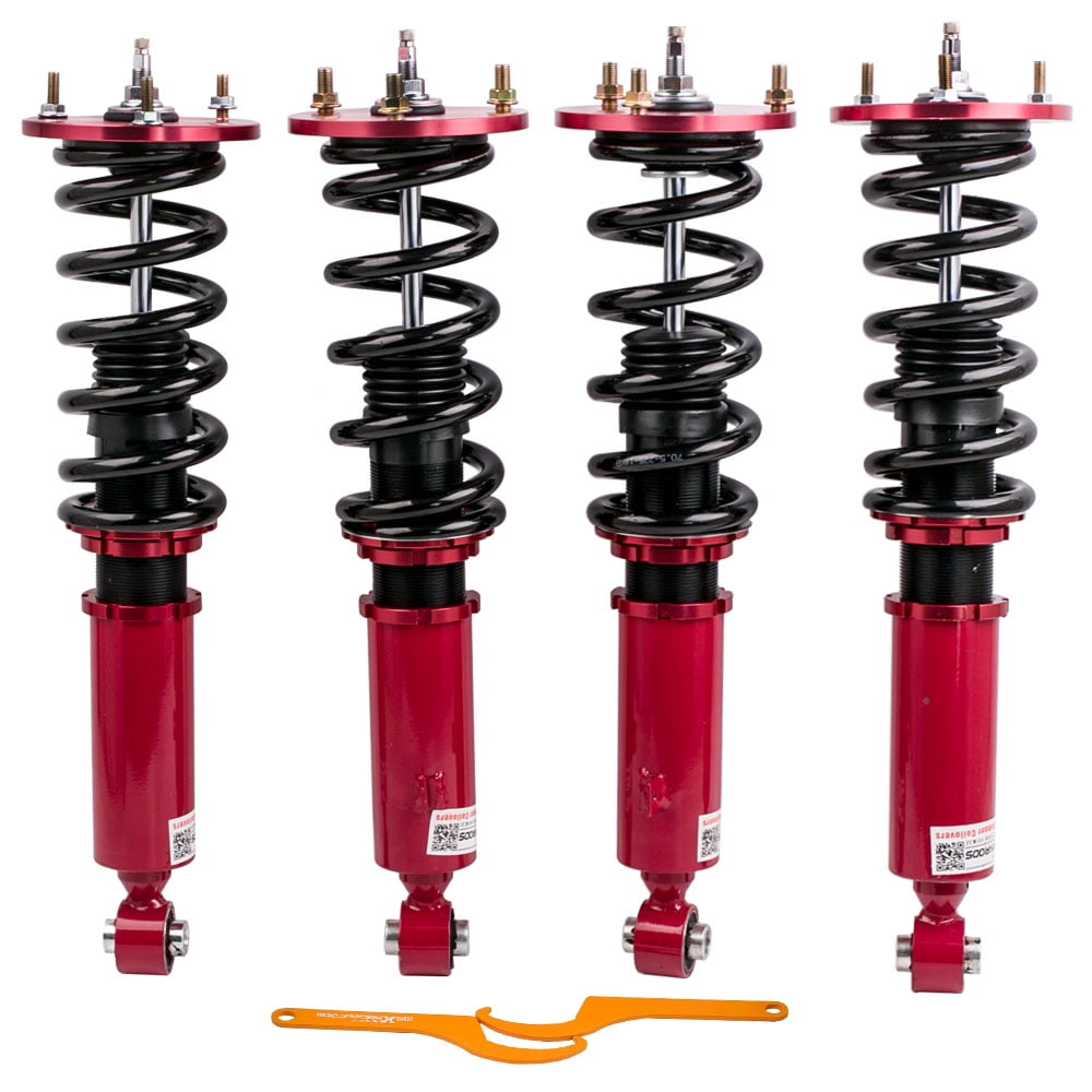 Maxpeedingrods 24-Step Adj. Damper Coilovers Strut For MK3 87-92 Supra ...