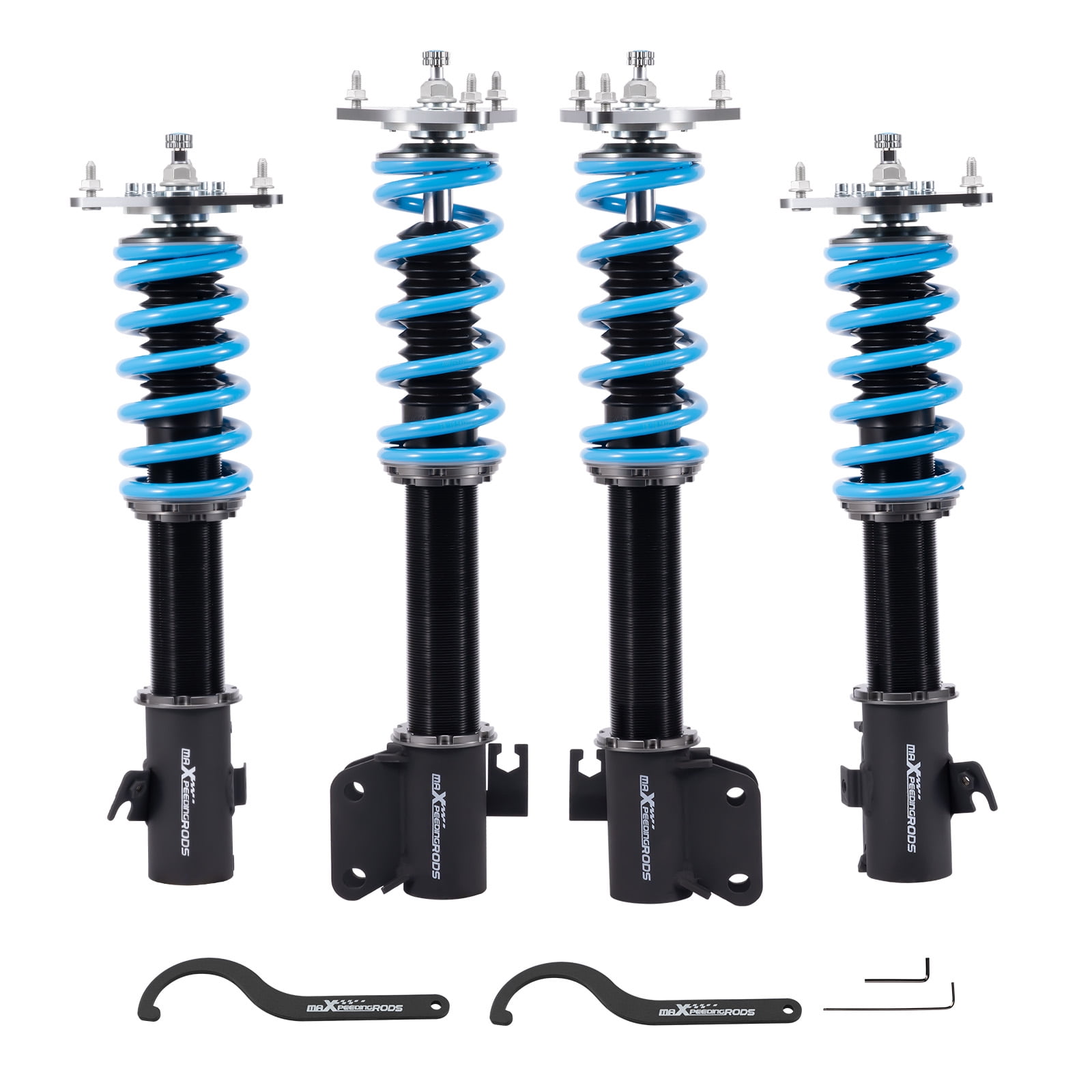 Maxpeedingrods 24 Way Adjustable Coilovers Shocks Kit for Subaru ...