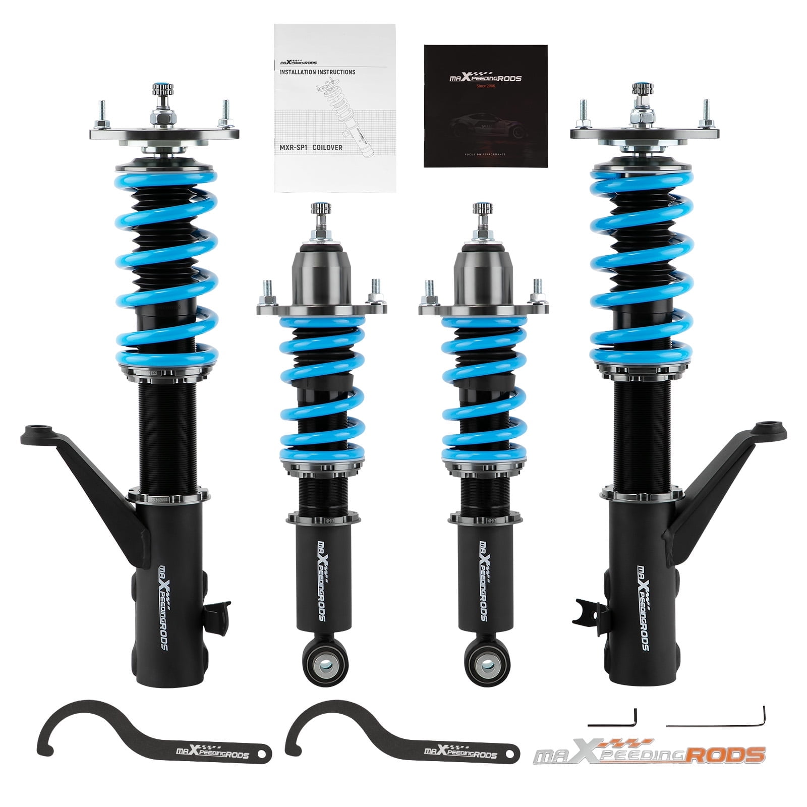 Maxpeedingrods 24 Way Coilovers Shocks Struts Lower Kit For Honda CRV ...