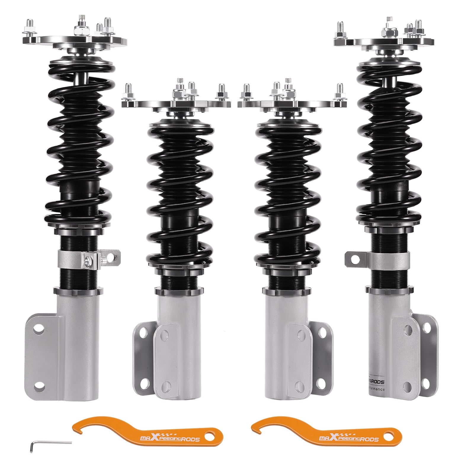 Maxpeedingrods 24 Way Damper Coilover Lowering Kit for Buick Regal 97-04 Chevy Impala 2000-2011 ...