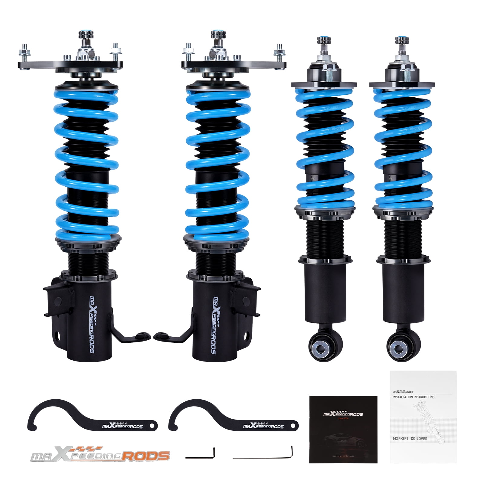 Maxpeedingrods 24 Way Damper Coilover Shocks Springs Kit For FR-S BRZ ...