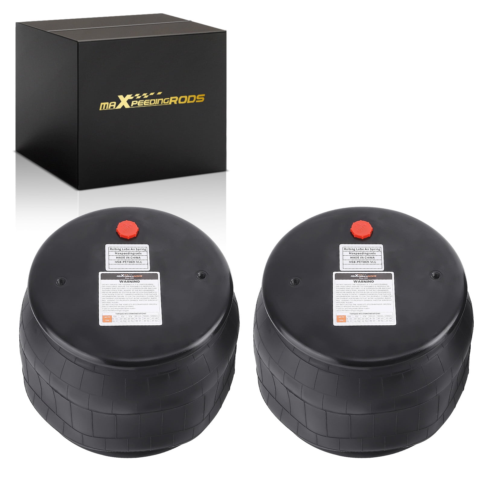 Maxpeedingrods 2pcs Air Suspension Bags For Peterbilt 1R12-069 for ...