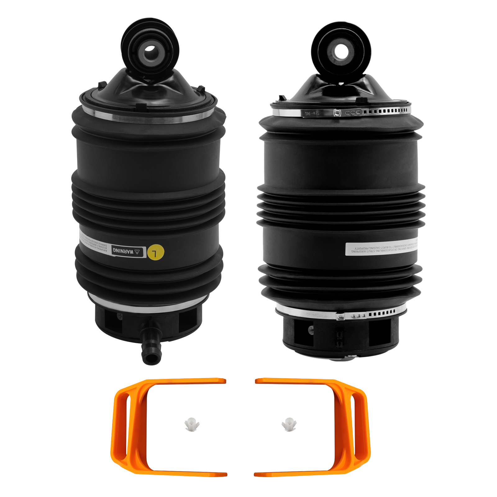 Maxpeedingrods 2x Rear Air Spring Suspension Bag w/ Clip For Mercedes ...