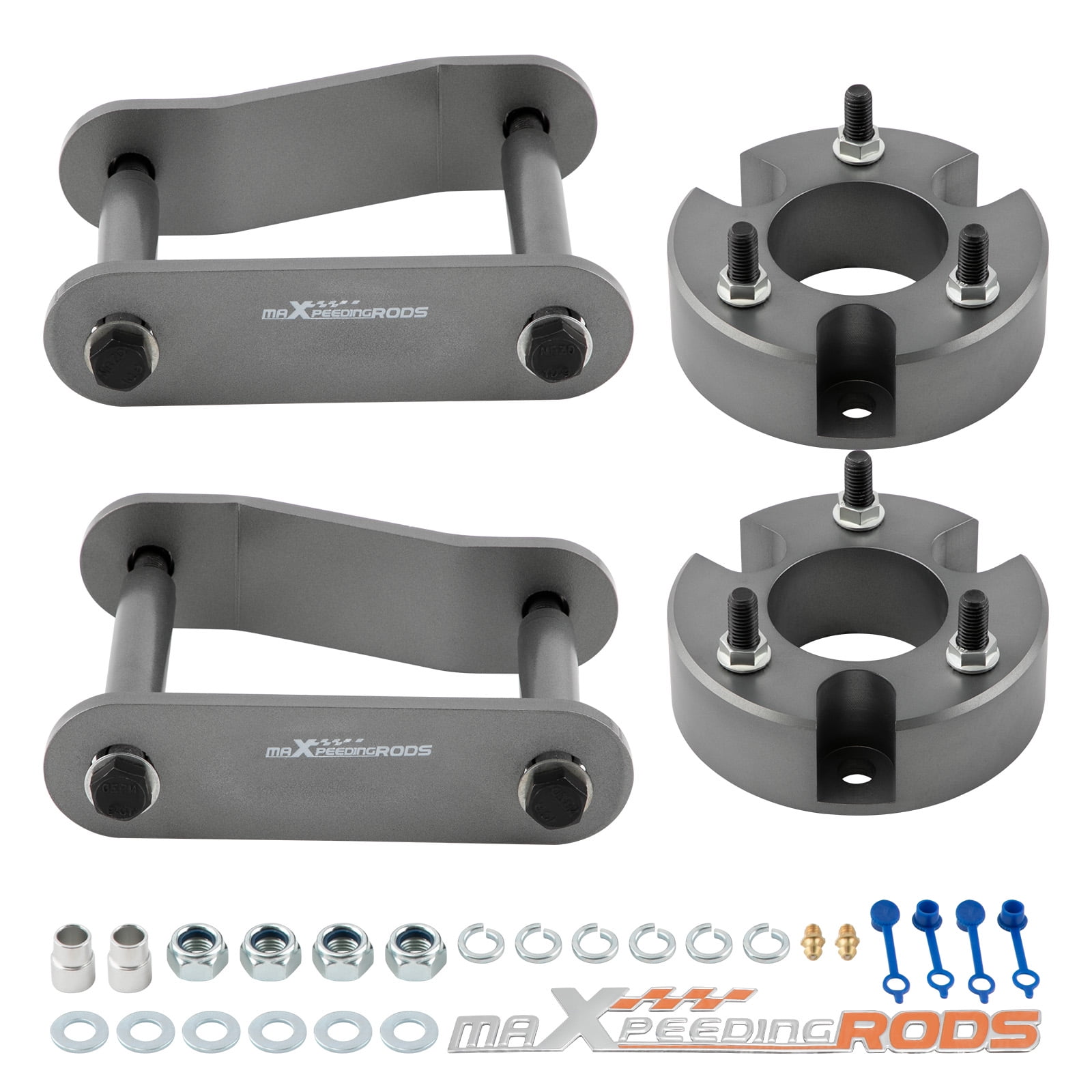 Maxpeedingrods 3" Front Strut Spacers + 2" Rear Shackles Lift Kit For ...