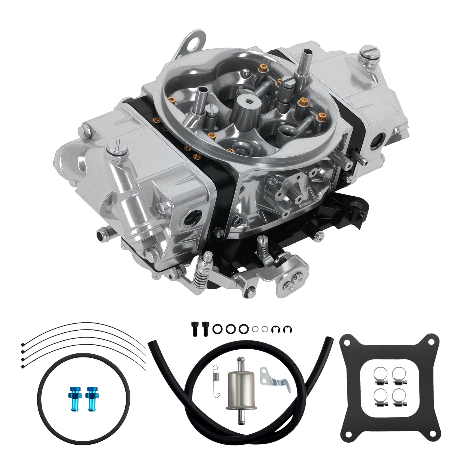 MaXpeedingrods 4 Barrel Carburetor for 950 CFM Mechanical Secondary BR ...